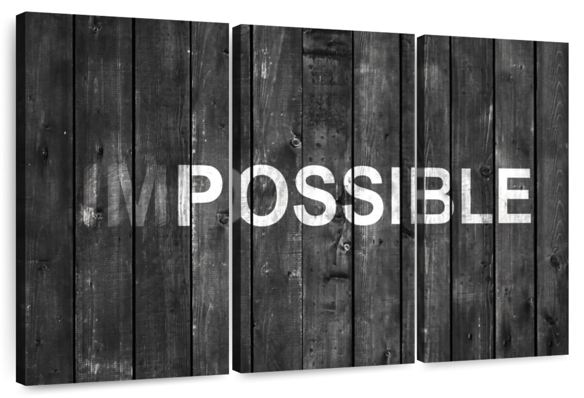 Ebern Designs Tergel Possible Motivational Typography | Wayfair