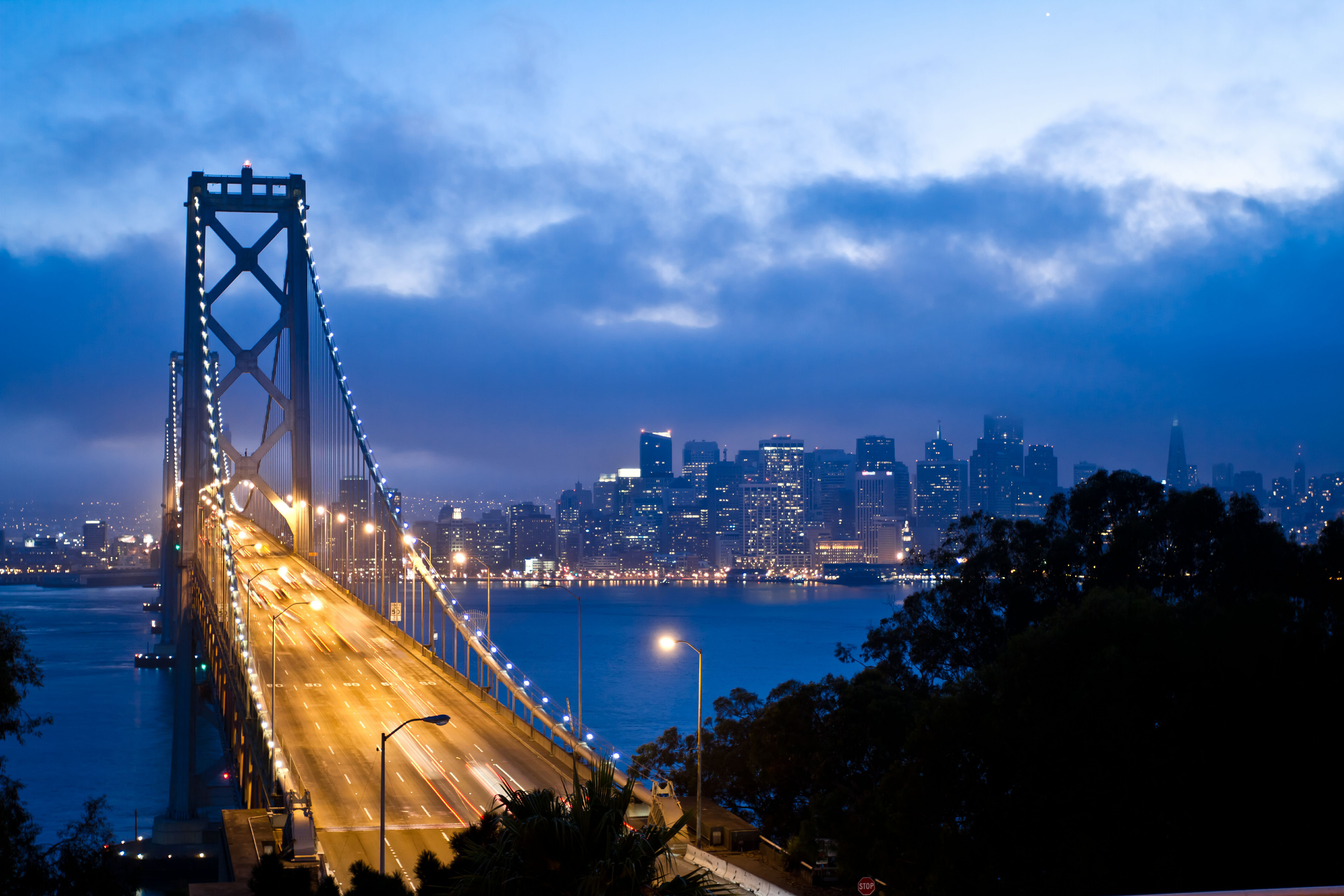 Ebern Designs Bay Bridge And San Francisco City View by Mariuszblach ...