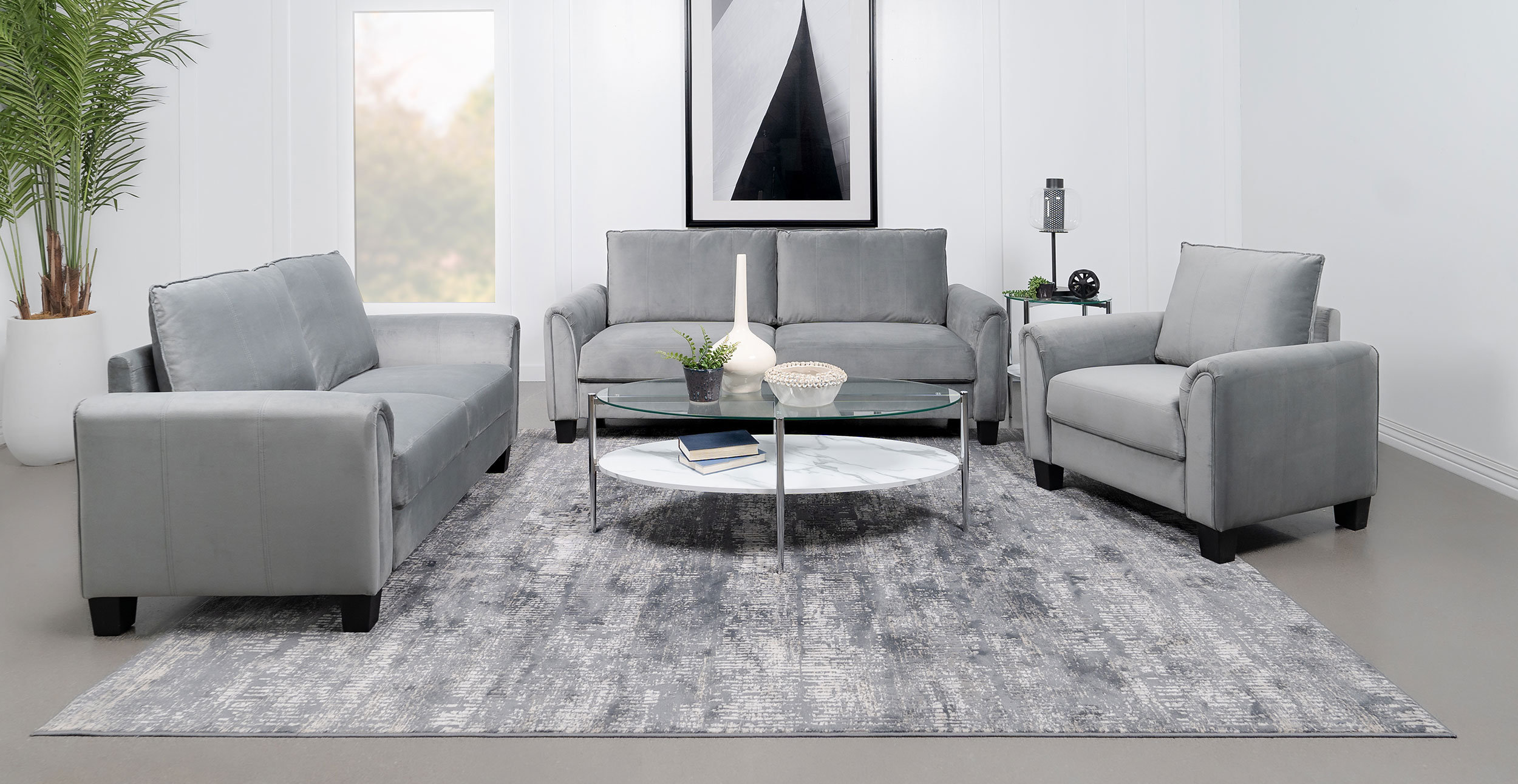Latitude Run® Tenneh 3 Piece Living Room Set & Reviews | Wayfair