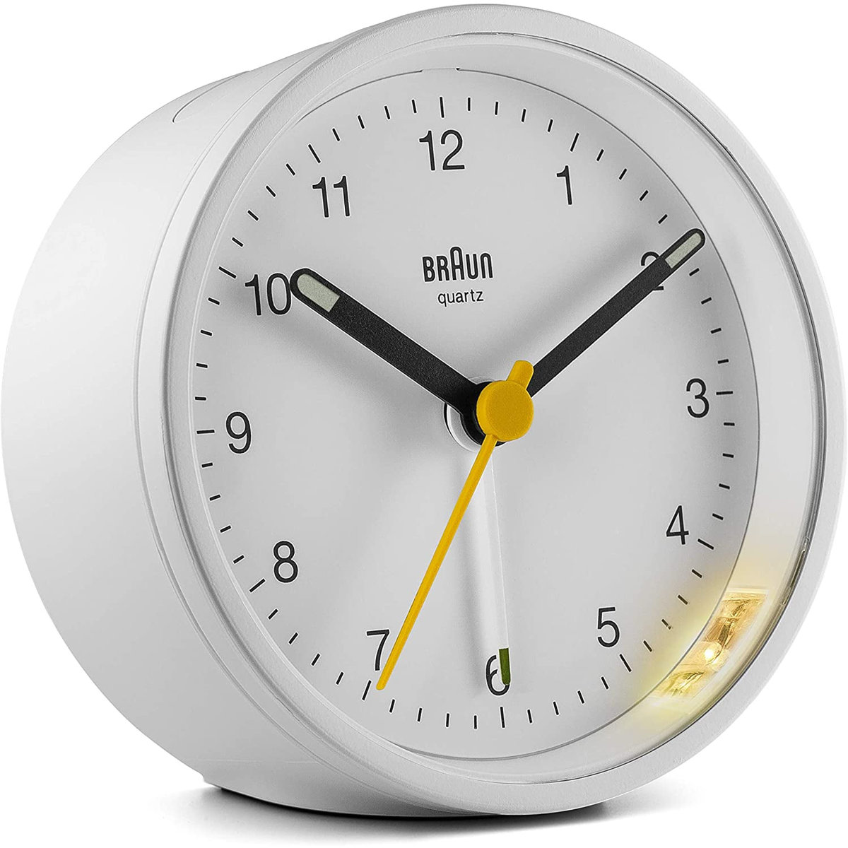 Braun Numerical Quartz Movement / Crystal Tabletop Clock with Alarm ...