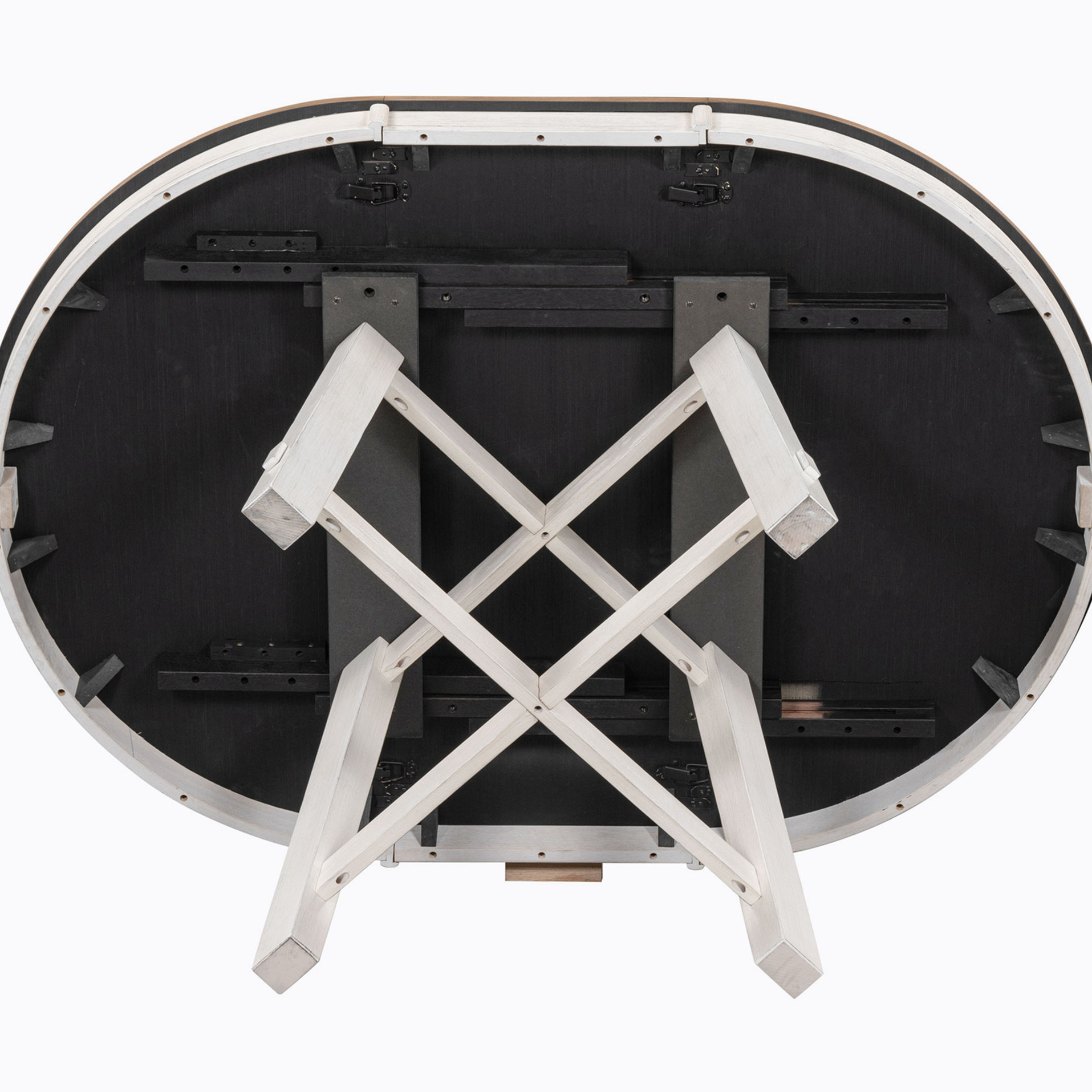 Gracie Oaks Round Extendable Dining Table with Leaf Wood Kitchen Table ...