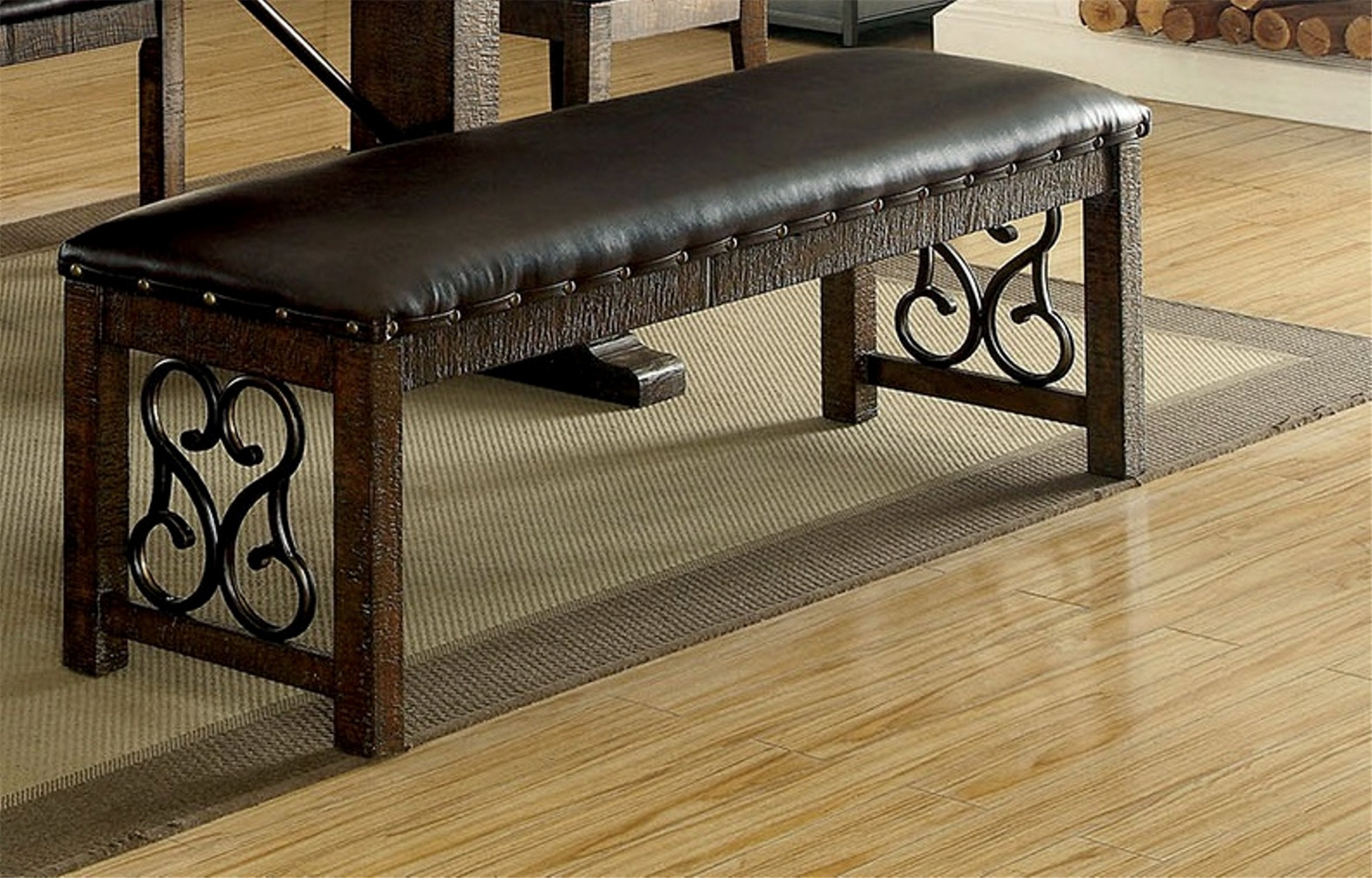 Lark Manor™ Traditional Bench, Dining Room Wooden Bench, Practical ...