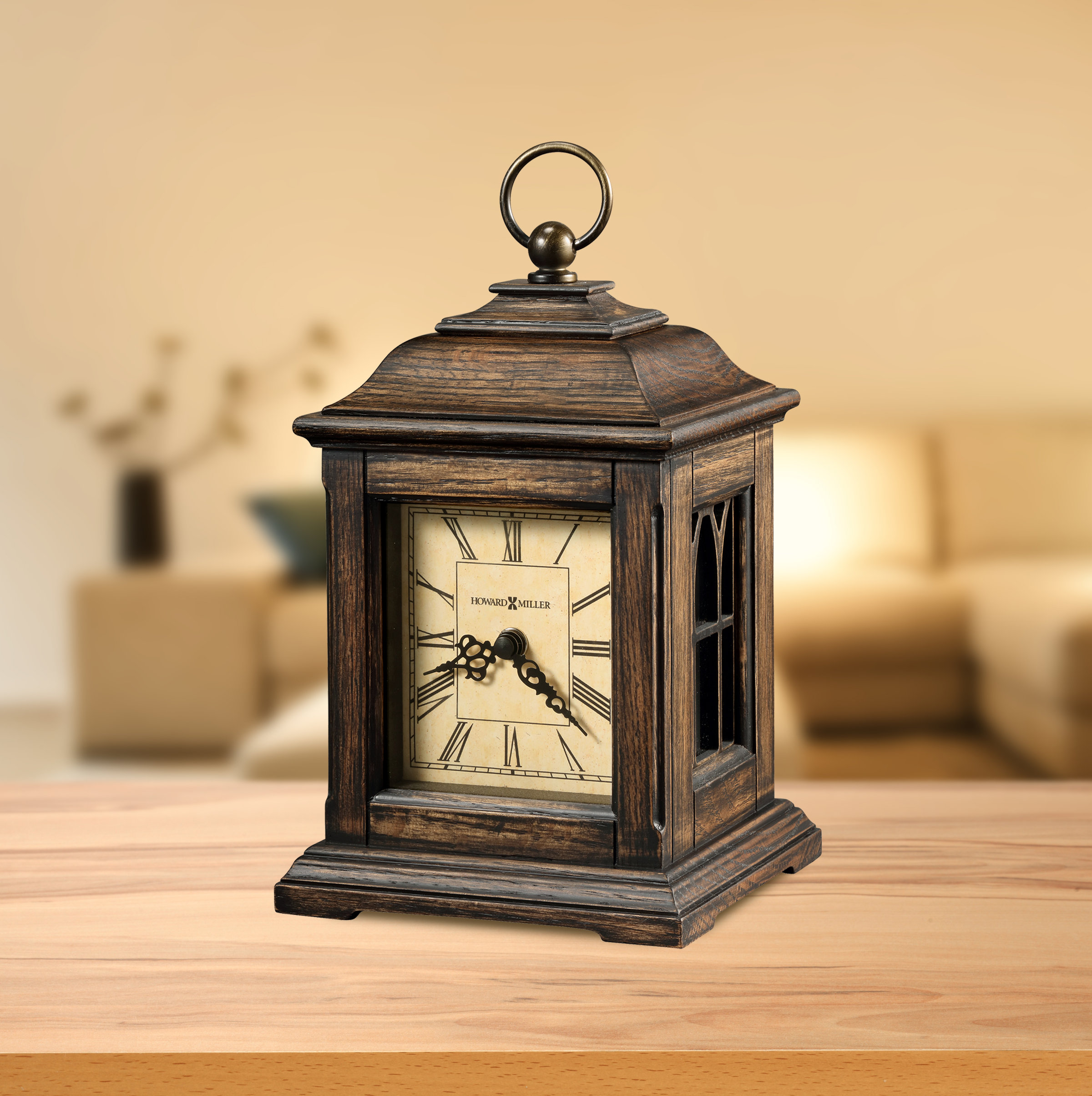 Howard Miller Company Talia Traditional Analog Quartz Tabletop Clock in ...