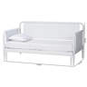 Alcott Hill® Baxton Studio Lucera Bobbin Twin-To-King Expandable Daybed ...