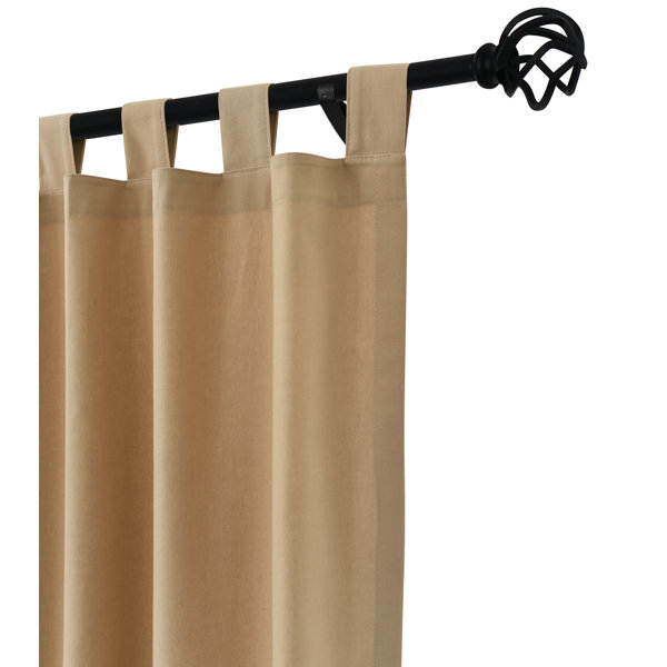 Alcott Hill® Mcgowen 100% Cotton Solid Room Darkening Thermal Tab Top ...