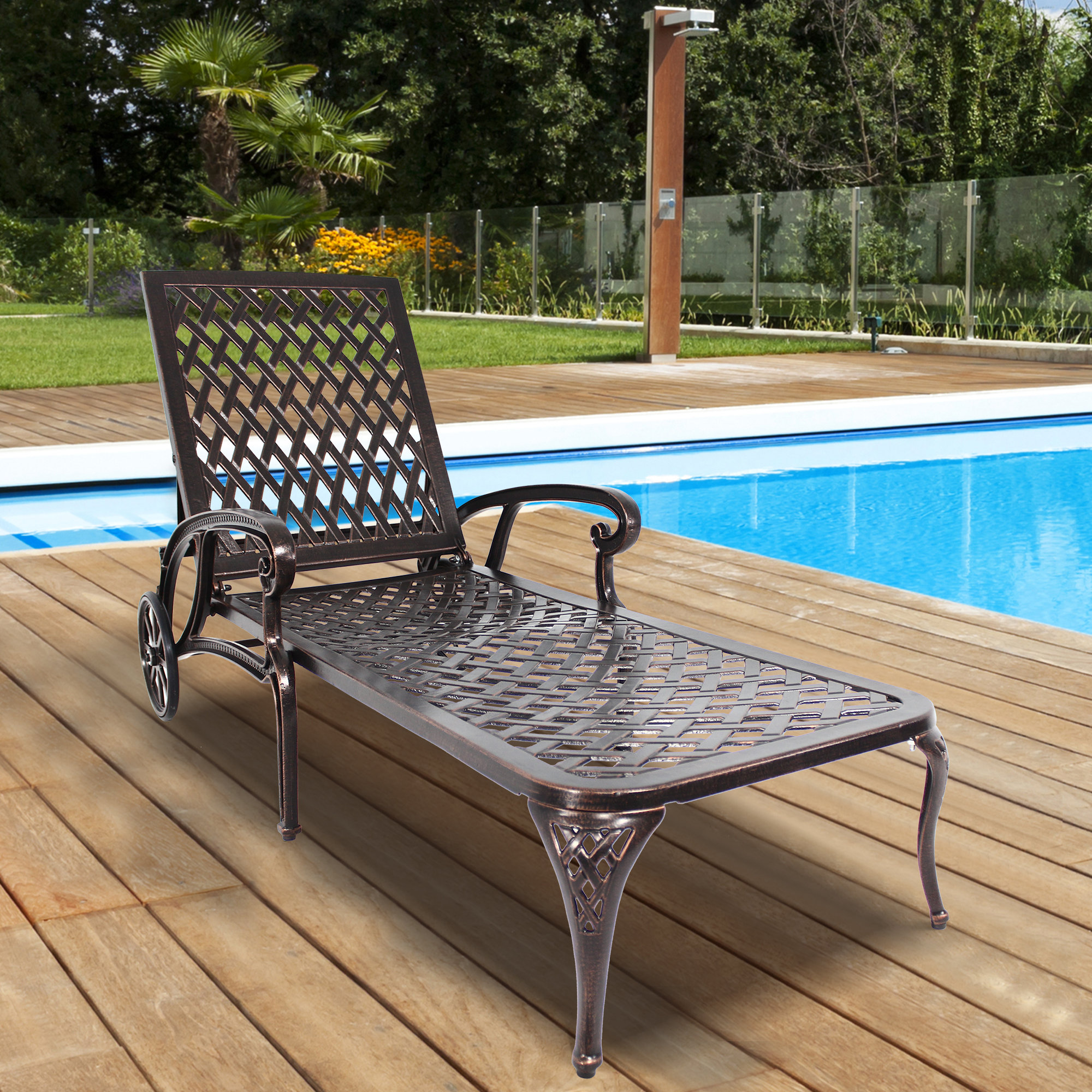 Alcott Hill® Aeowyn 48.2" Long Reclining Single Chaise | Wayfair