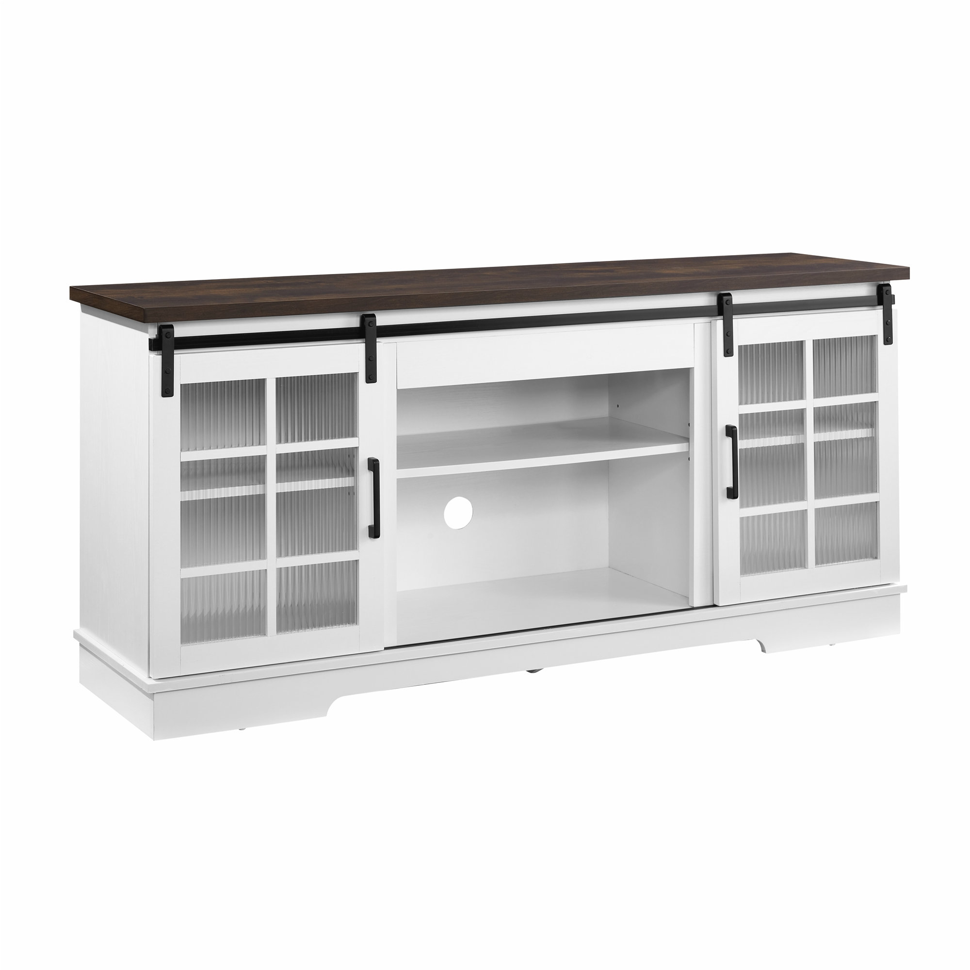 Ivy Bronx Multipurpose Sliding Door TV Cabinet Large Storage Cabinet ...
