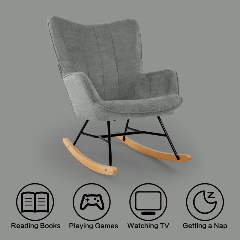 Wade Logan® Aviree Rocking Chair & Reviews | Wayfair