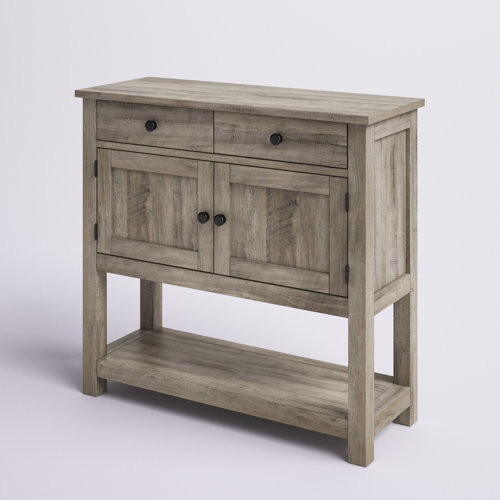 Wade Logan® Latiasha 35.4'' Console Table with Drawers and Cabinet ...