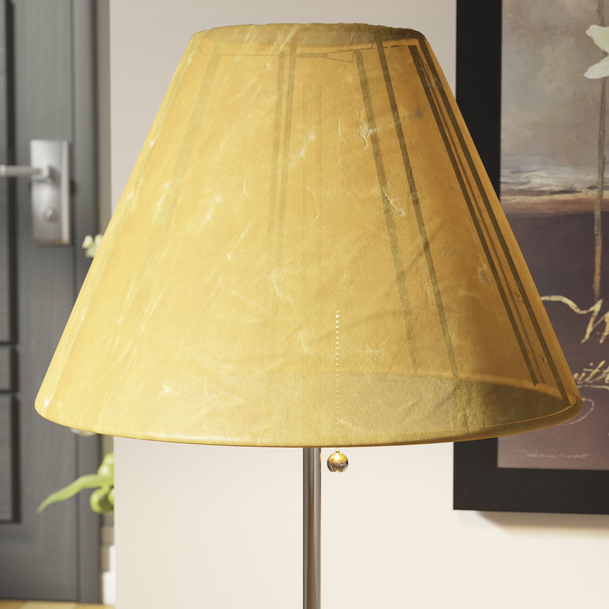 Winston Porter Brown Empire Softback Fabric Lampshade with Washer ...