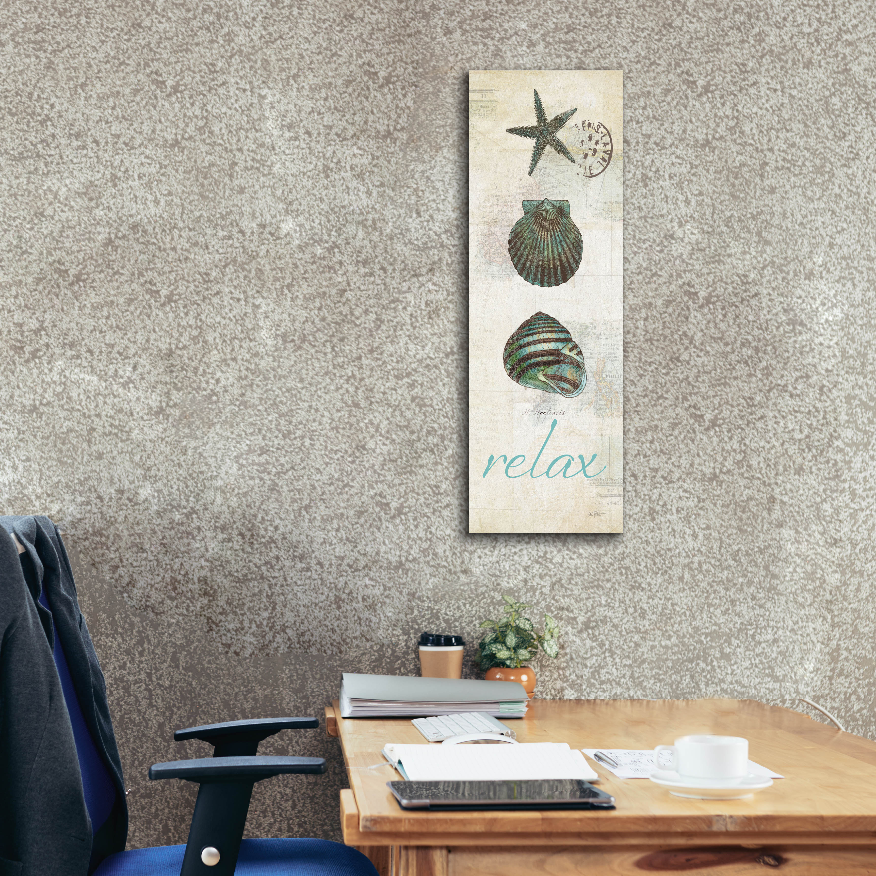 Epic Graffiti 'Touch Of Shells 1' by Katie Pertiet Canvas Wall Art ...