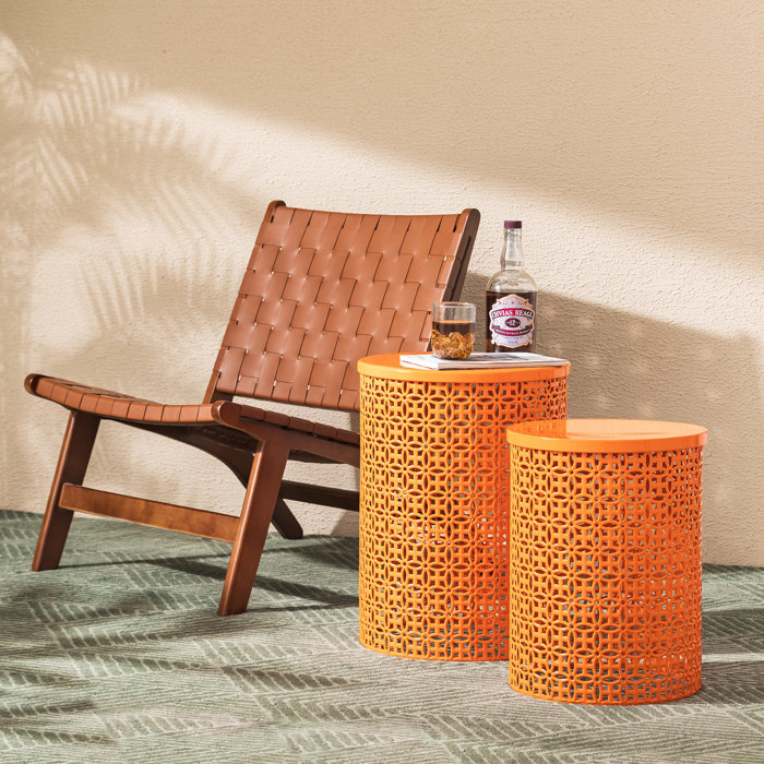 Dakota Fields Deasia Iron Accent Stool & Reviews | Wayfair