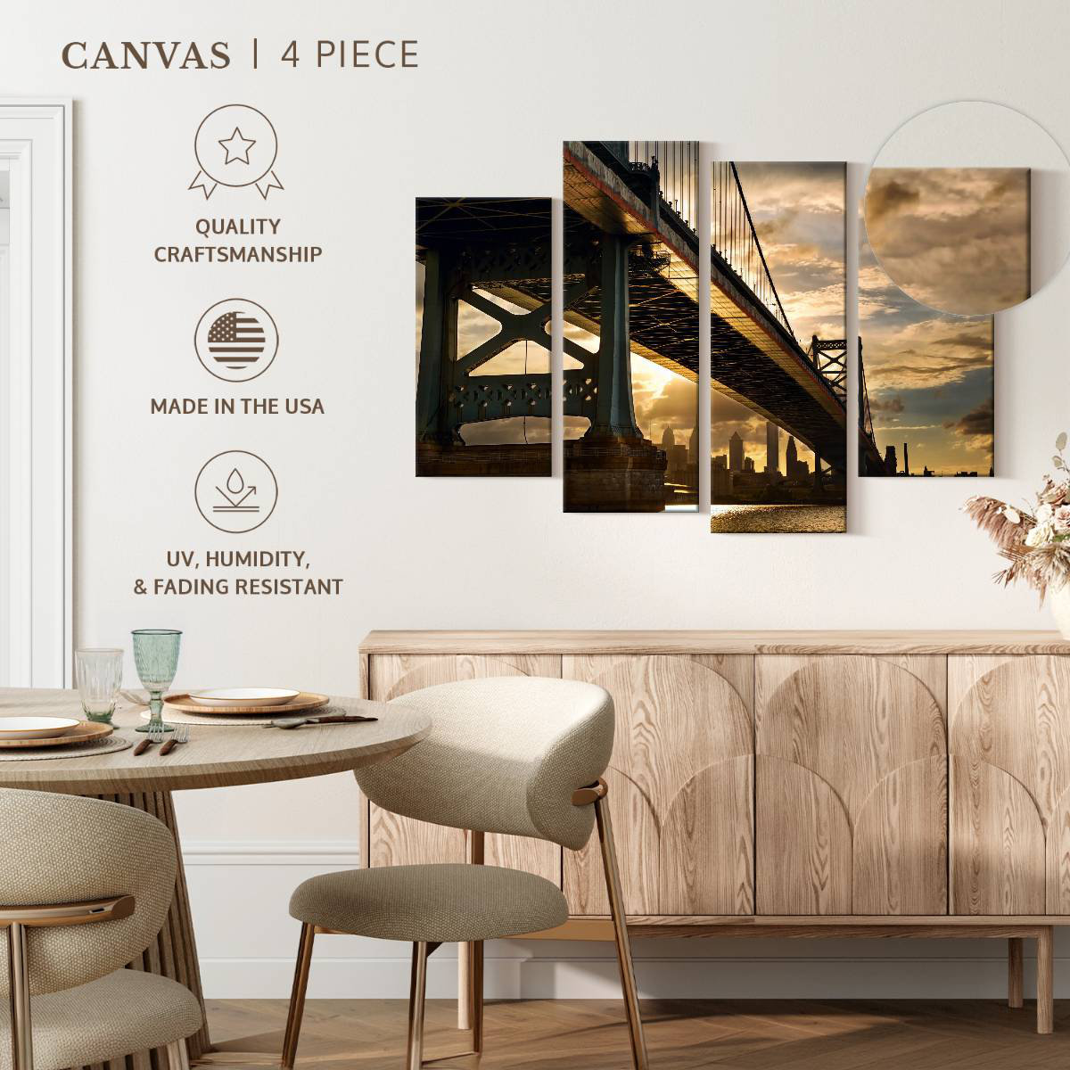 Elephant Stock Philadelphia Suspension Bridge | Wayfair