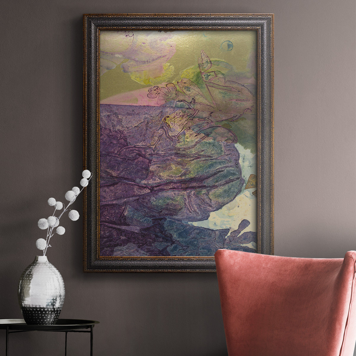 Wrought Studio™ Monet's Landscape V Premium Framed Canvas- Ready To ...