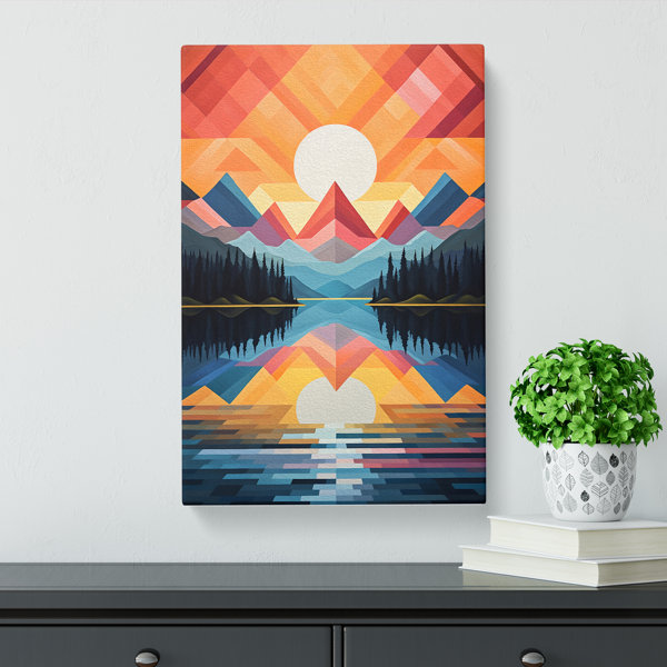 Alpen Home Lake Geometric No.2 - Print | Wayfair.co.uk