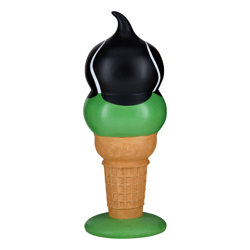 The Holiday Aisle® 14in. i-Scream Cone Frankenstein Figurine | Wayfair