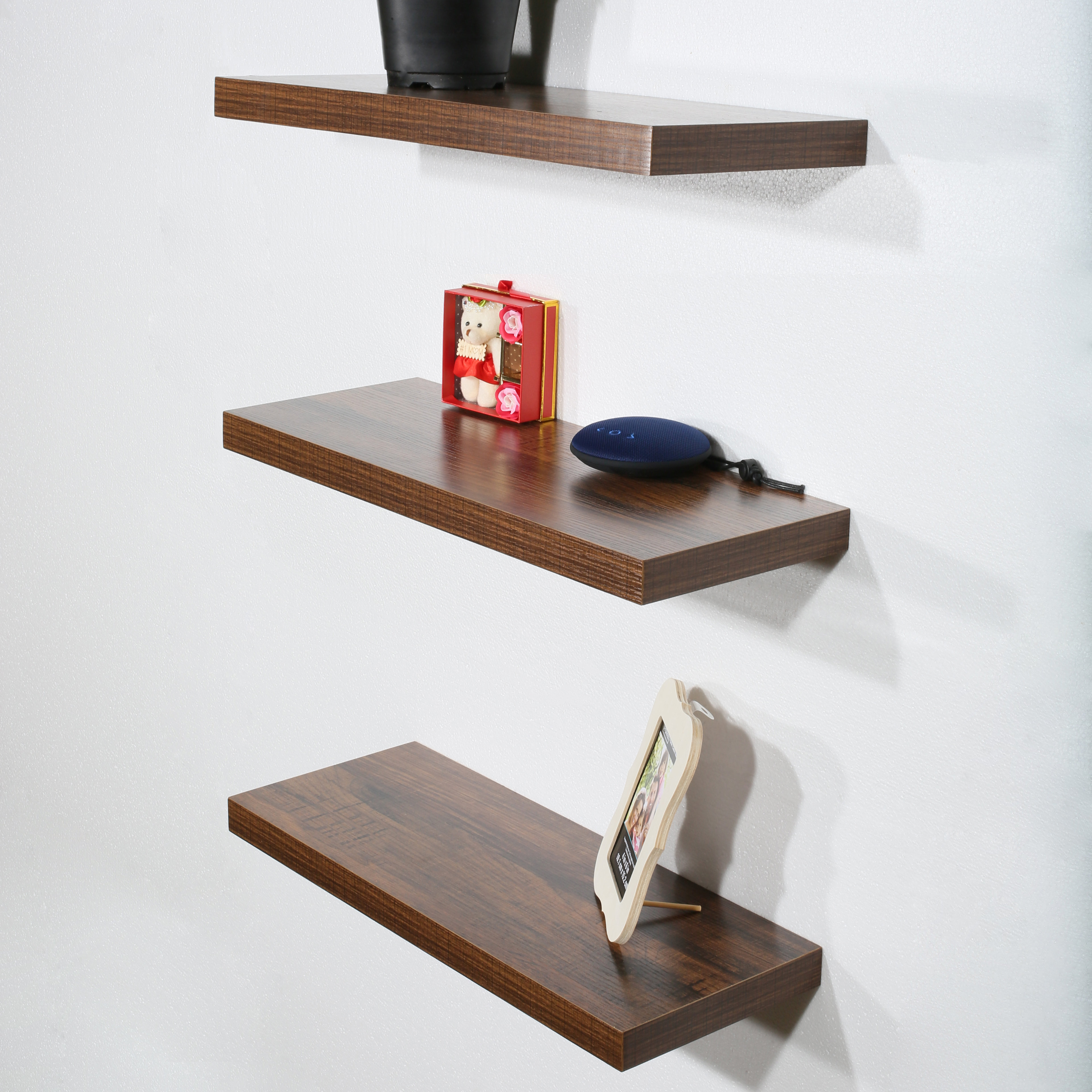 Millwood Pines Newville 3 Piece Floating Shelf | Wayfair