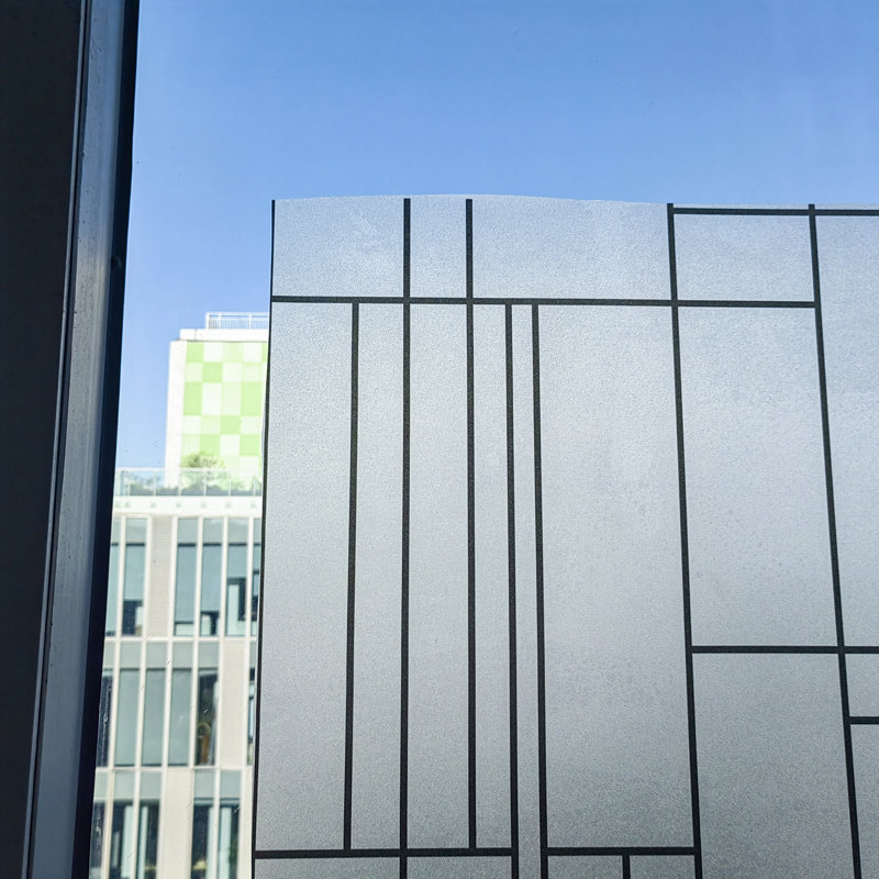 Wrought Studio™ Abstract Geometry Static Cling Window Decal & Reviews ...