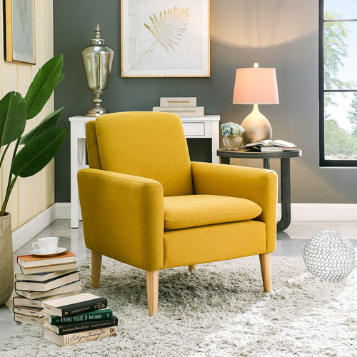 Yellow Accent Chairs You'll Love | Wayfair