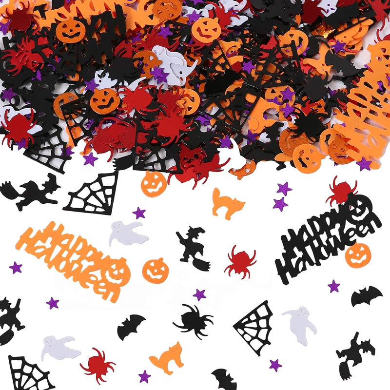 Tobran Halloween Party Table Scatter Confetti | Wayfair