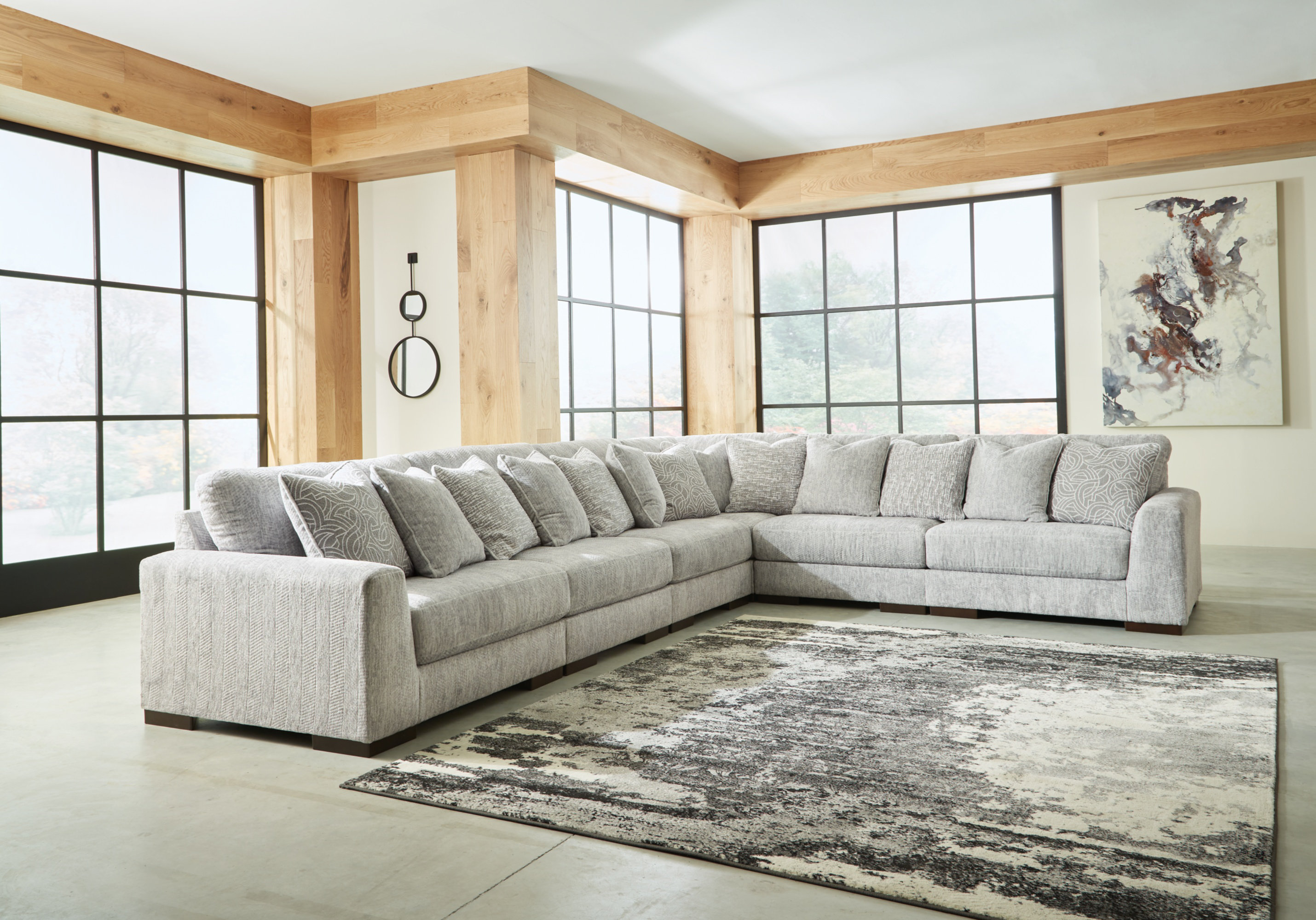 Ebern Designs Jacilynn 6 - Piece Upholstered Sectional | Wayfair