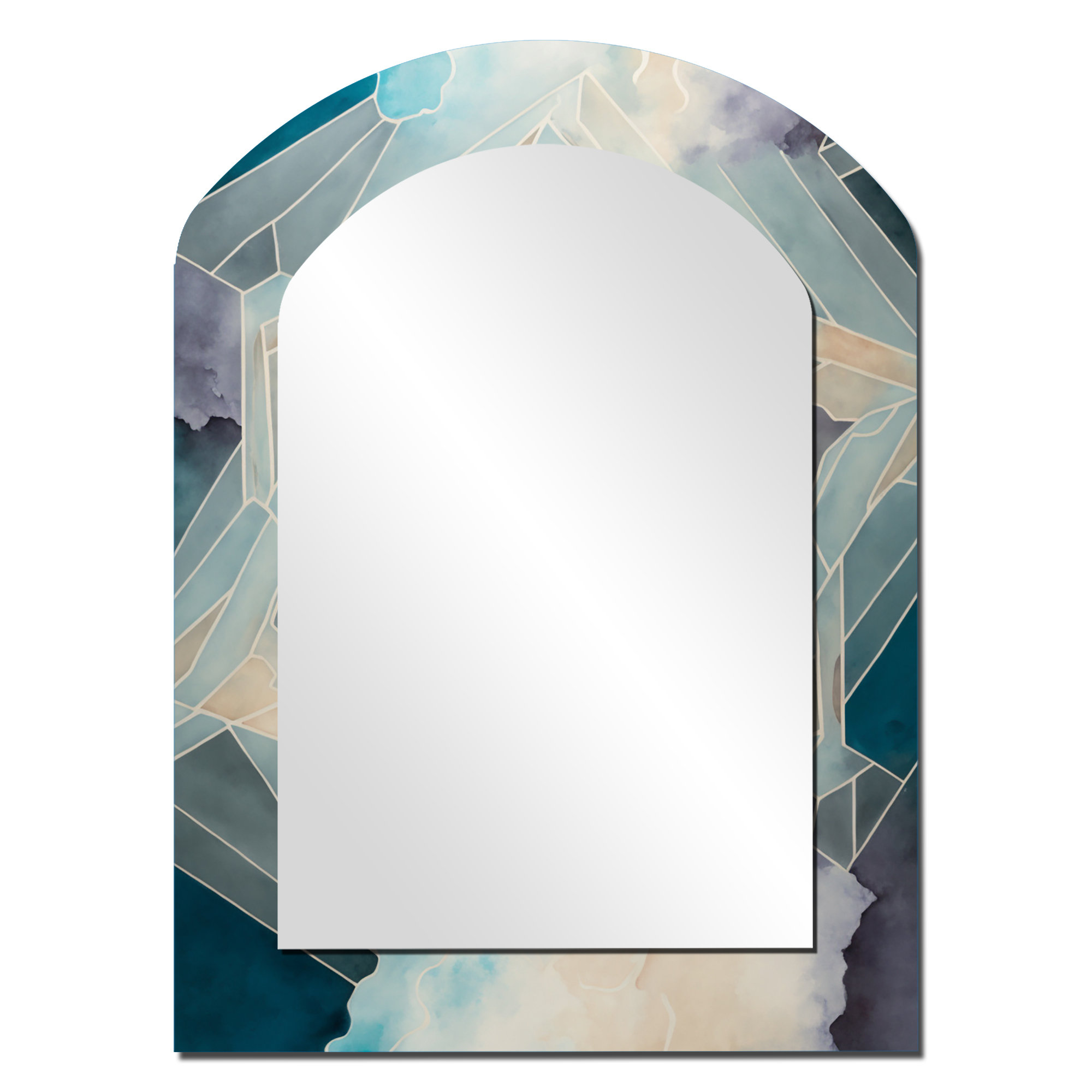 Dakota Fields Fundamental Patterns Sacred Geometry VII - Beige Arch ...