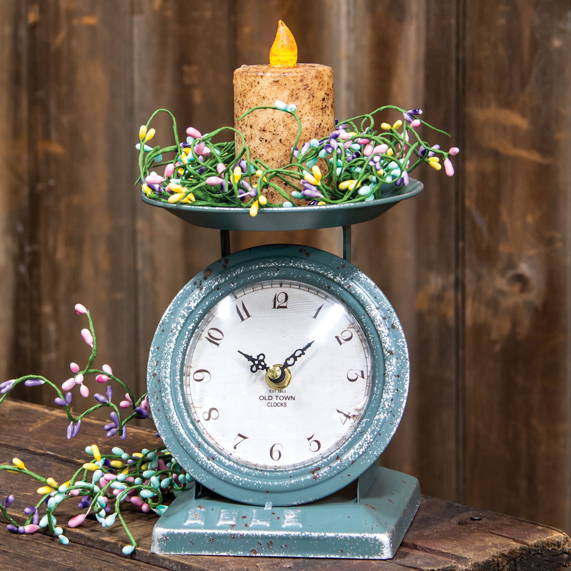 Gracie Oaks Vintage Navy Old Town Scale Clock & Reviews | Wayfair