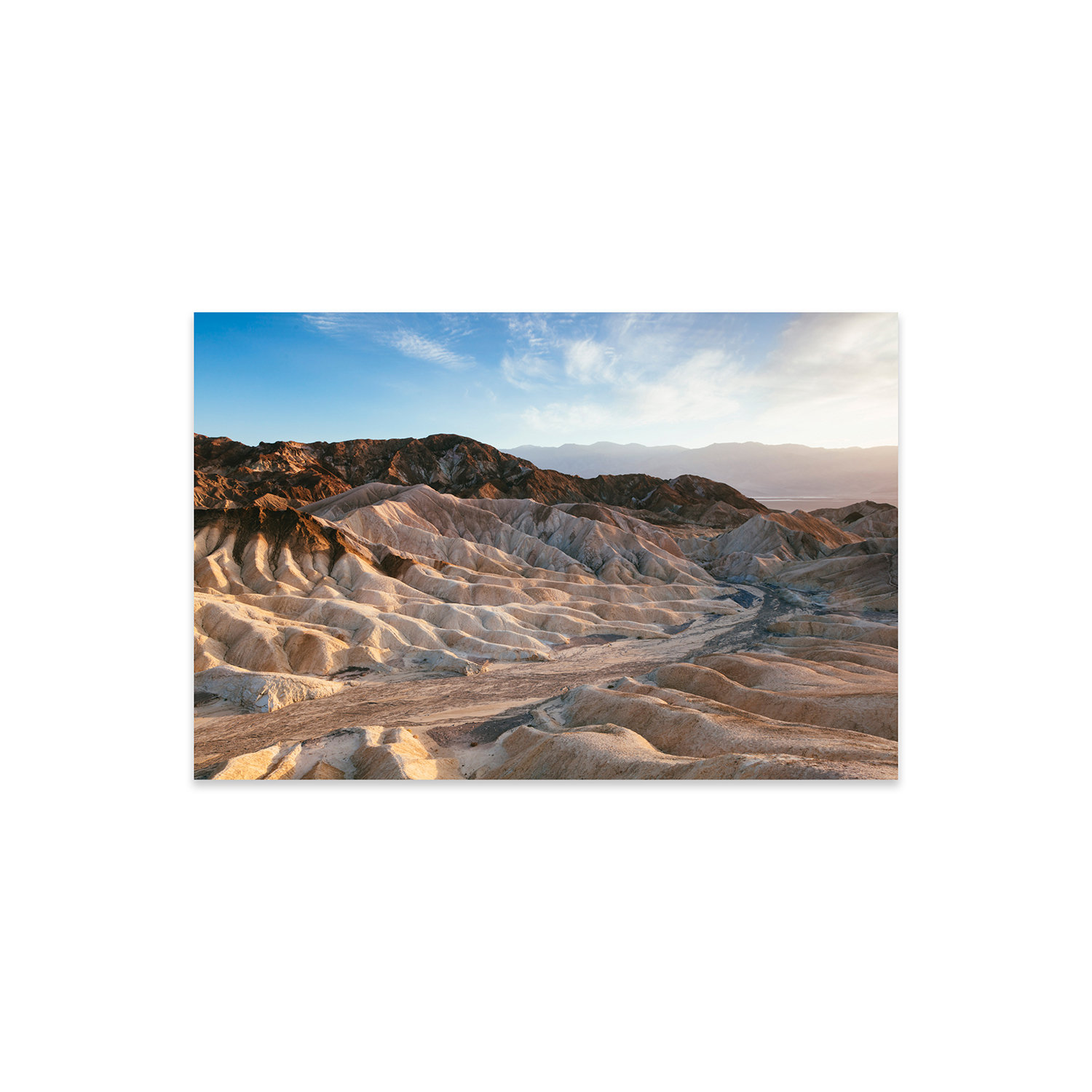 Millwood Pines Zabriskie Point at Sunset, Death Valley National Park ...