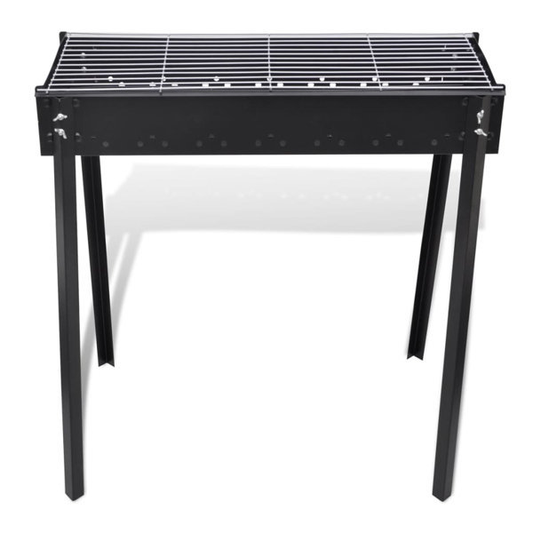 VidaXL BBQ Stand Charcoal Barbecue Square 30" x 11" | Wayfair