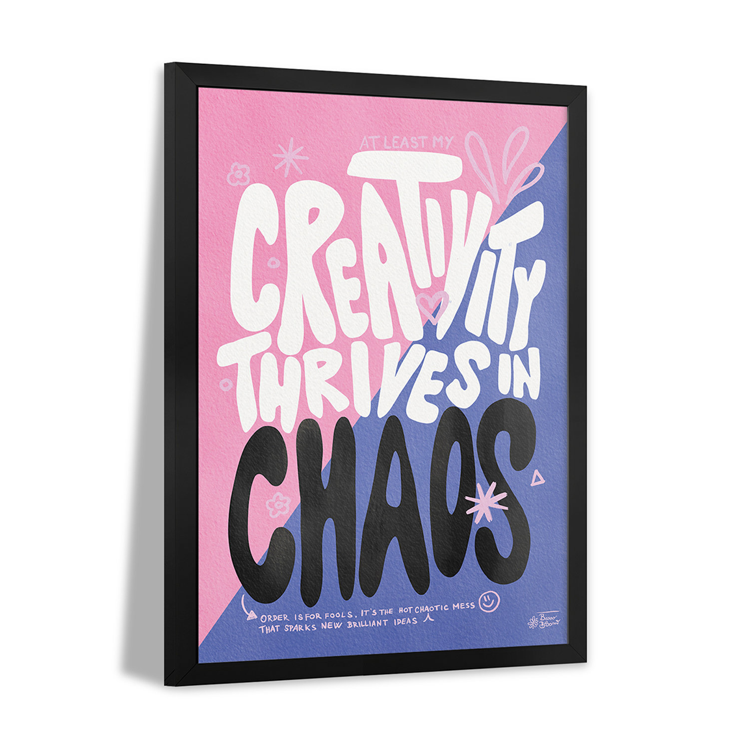 George Oliver Creative Chaos - Wall Art Print - Gallery Poster ...