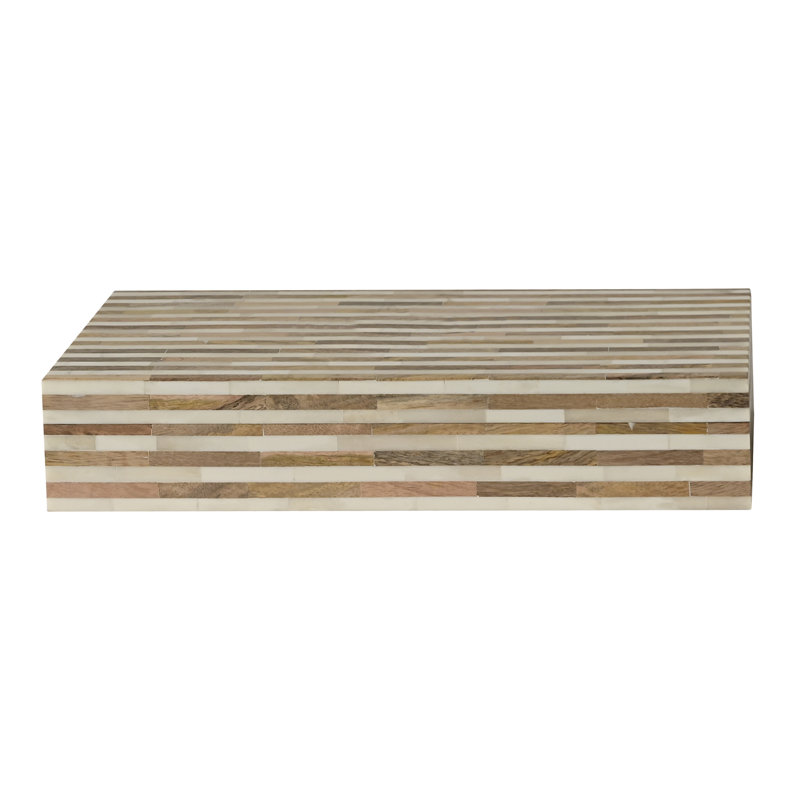Loon Peak® Lacey Wood and Bone Decorative Boxes | Wayfair