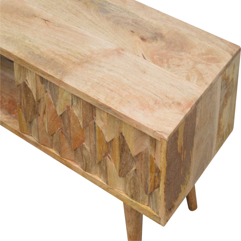 Millwood Pines Cevion Solid Wood 34.65'' W Storage Credenza | Wayfair