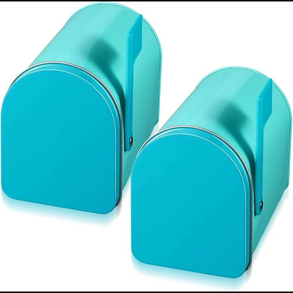 Invenitiah Tandefio 2 Pcs 5'' X 3'' Tinplate Mailbox Toy Mini Tin ...