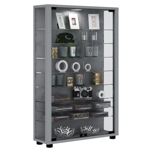 Glass Doors Display Cabinets You'll Love | Wayfair.co.uk