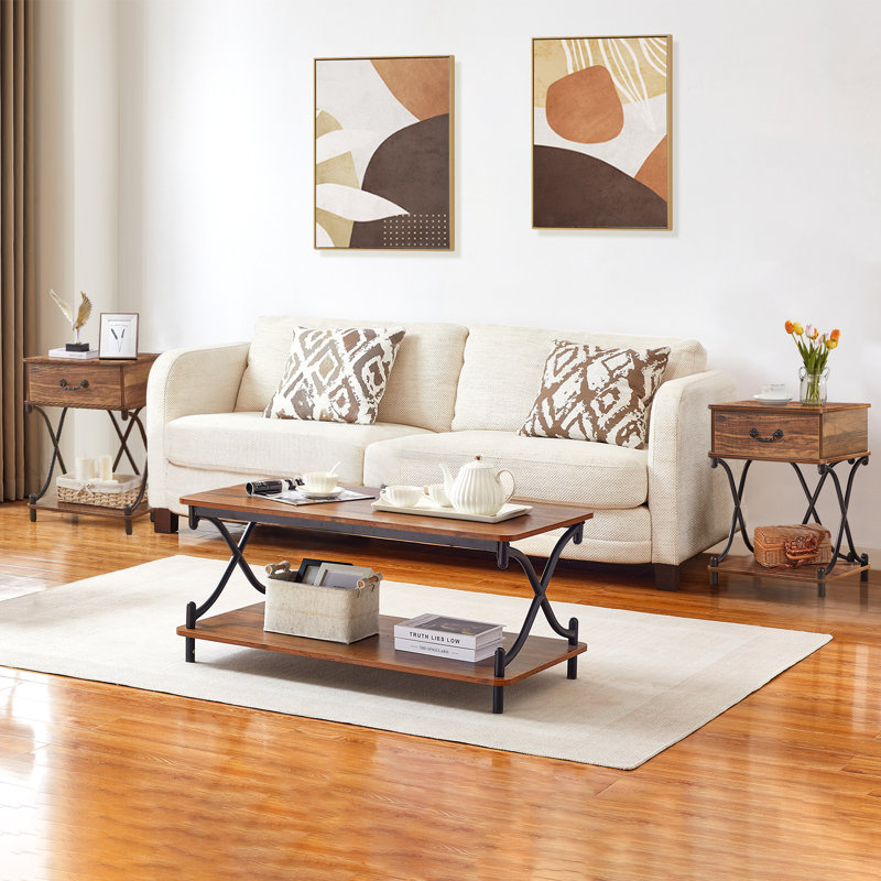 Trent Austin Design® Kempst 3 - Piece Living Room Table Set & Reviews ...