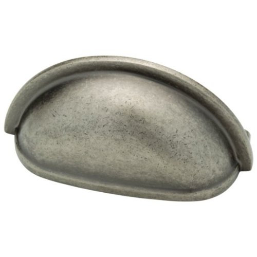 D. Lawless Hardware (5 Pack) 3 inch Avante Plain Cup Pull Tumbled Pewter | Wayfair