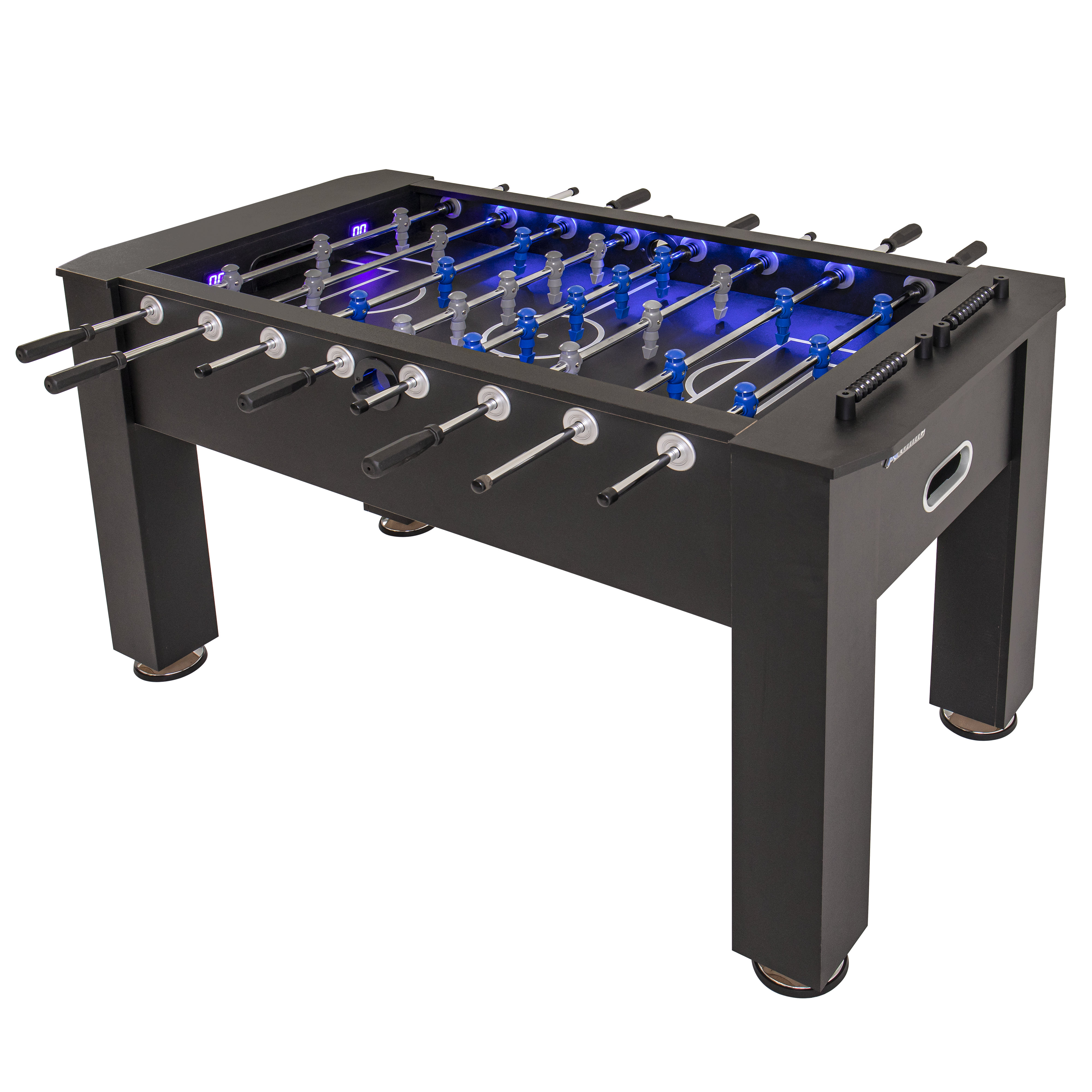 Atomic ATOMIC 60" Cobalt LED Light Up Foosball Table & Reviews | Wayfair