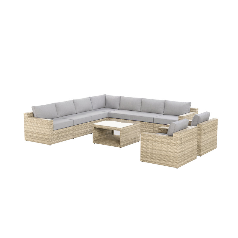 Joss & Main Eastford 10-Piece Deep Seating Set | Wayfair
