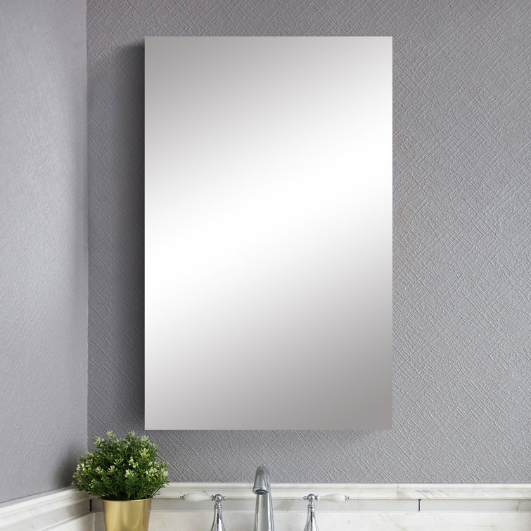 Ebern Designs Aaditya W 36'' H Frameless Medicine Cabinet Mirror 4 ...