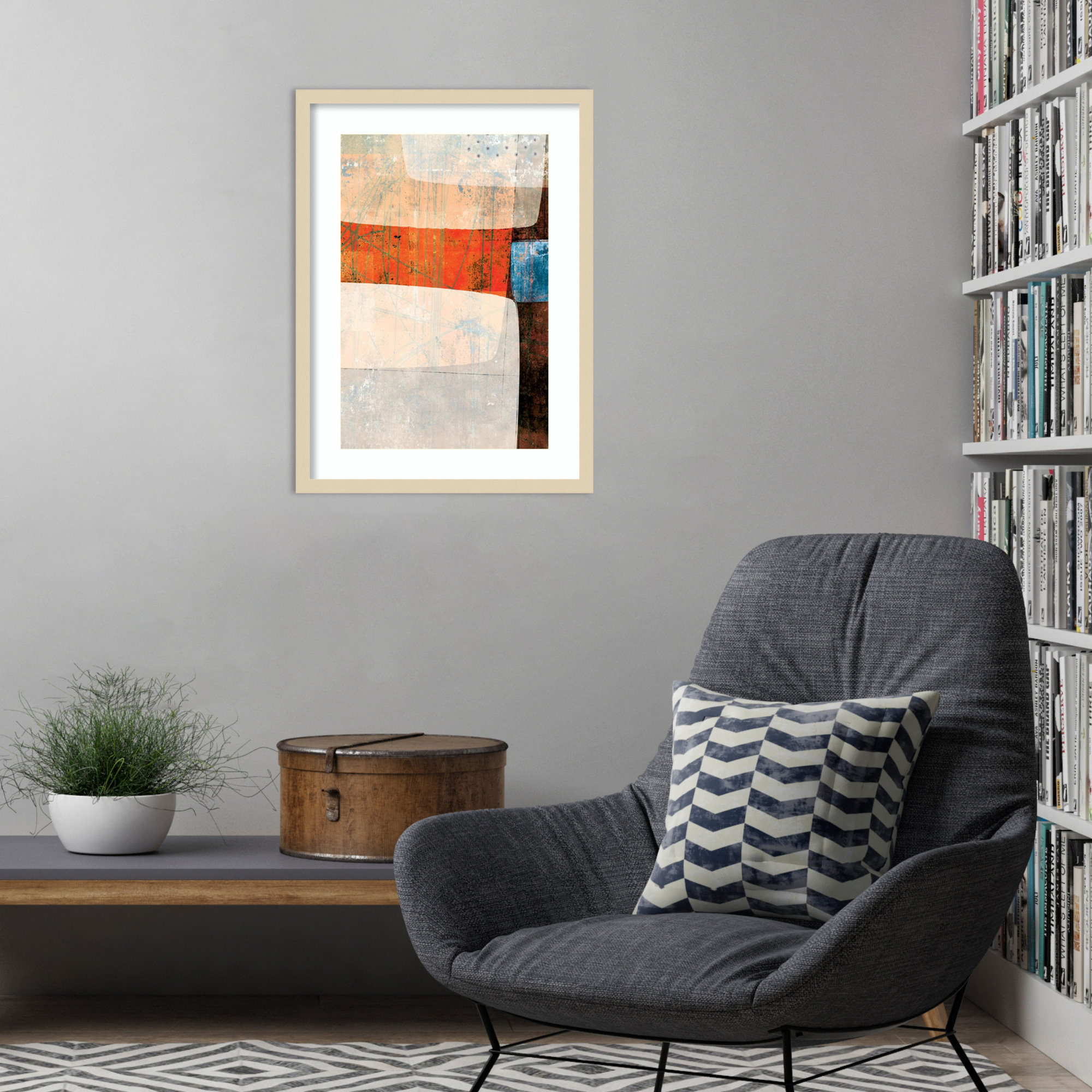 Ivy Bronx Vagabond III by Enrico Varrasso Wood Framed Wall Art Print ...