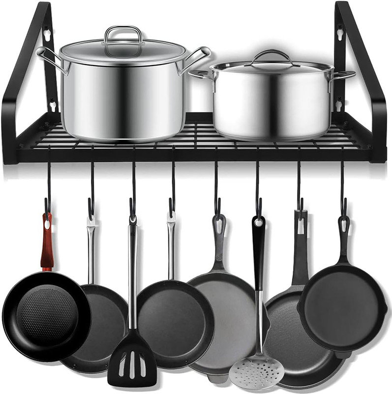 Rebrilliant Metal Hanging Pot Rack | Wayfair