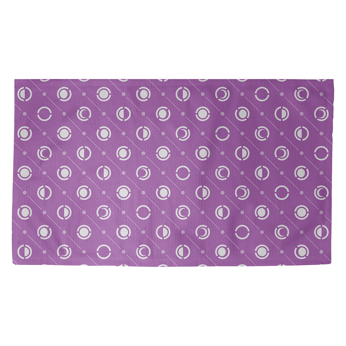 Brayden Studio® Classic Moon Phases Purple Area Rug | Wayfair