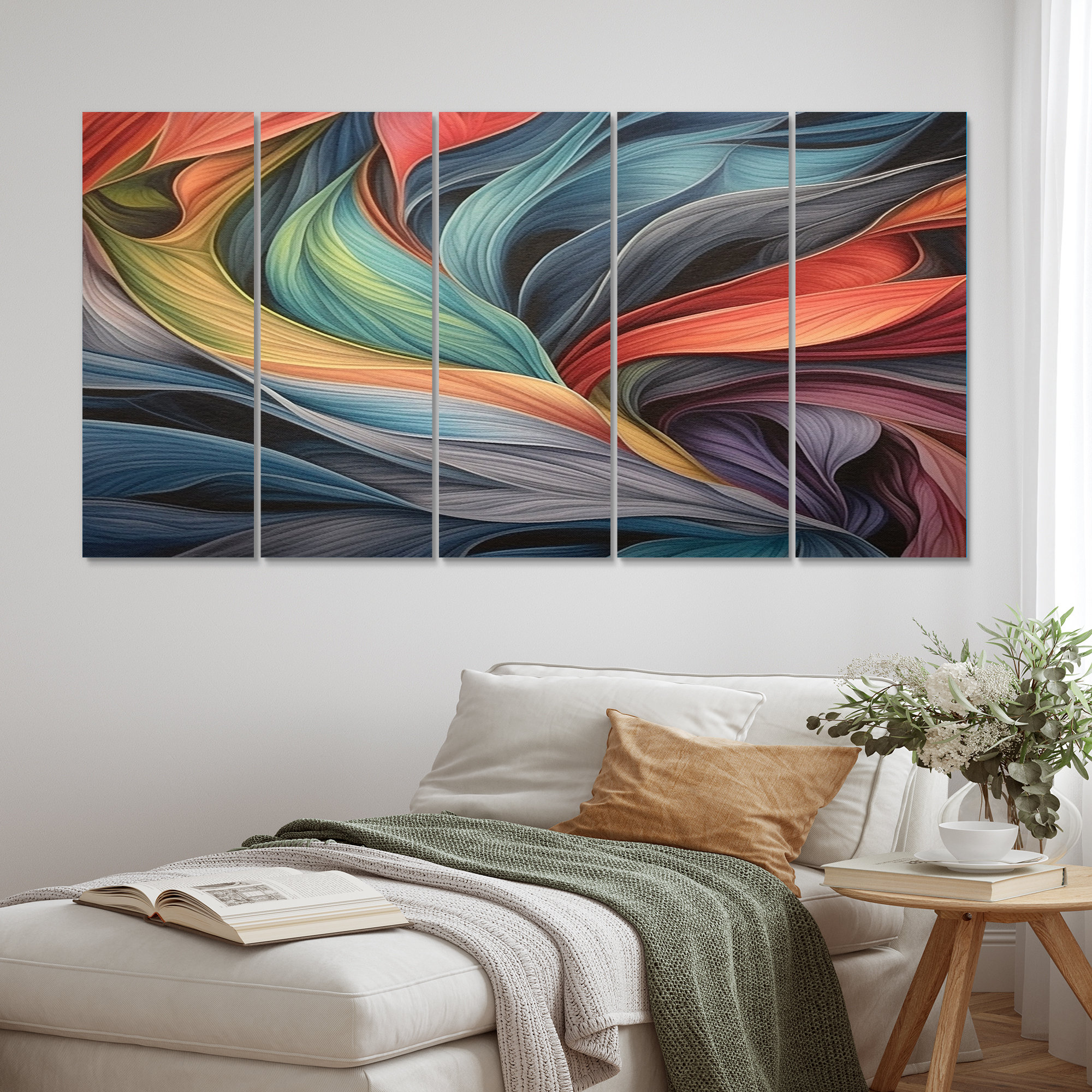 boho watercolor print