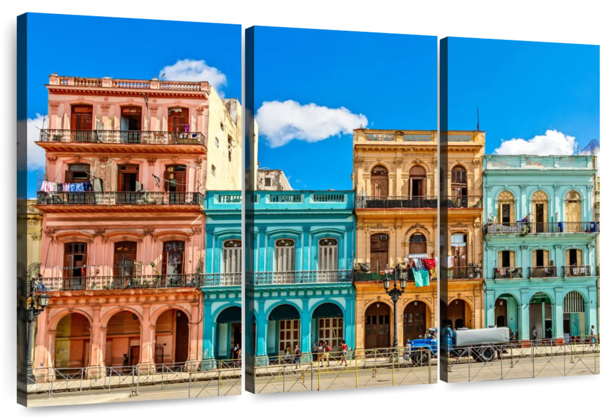 Ebern Designs Lilie Multicoloured Cuban Houses - Wayfair Canada