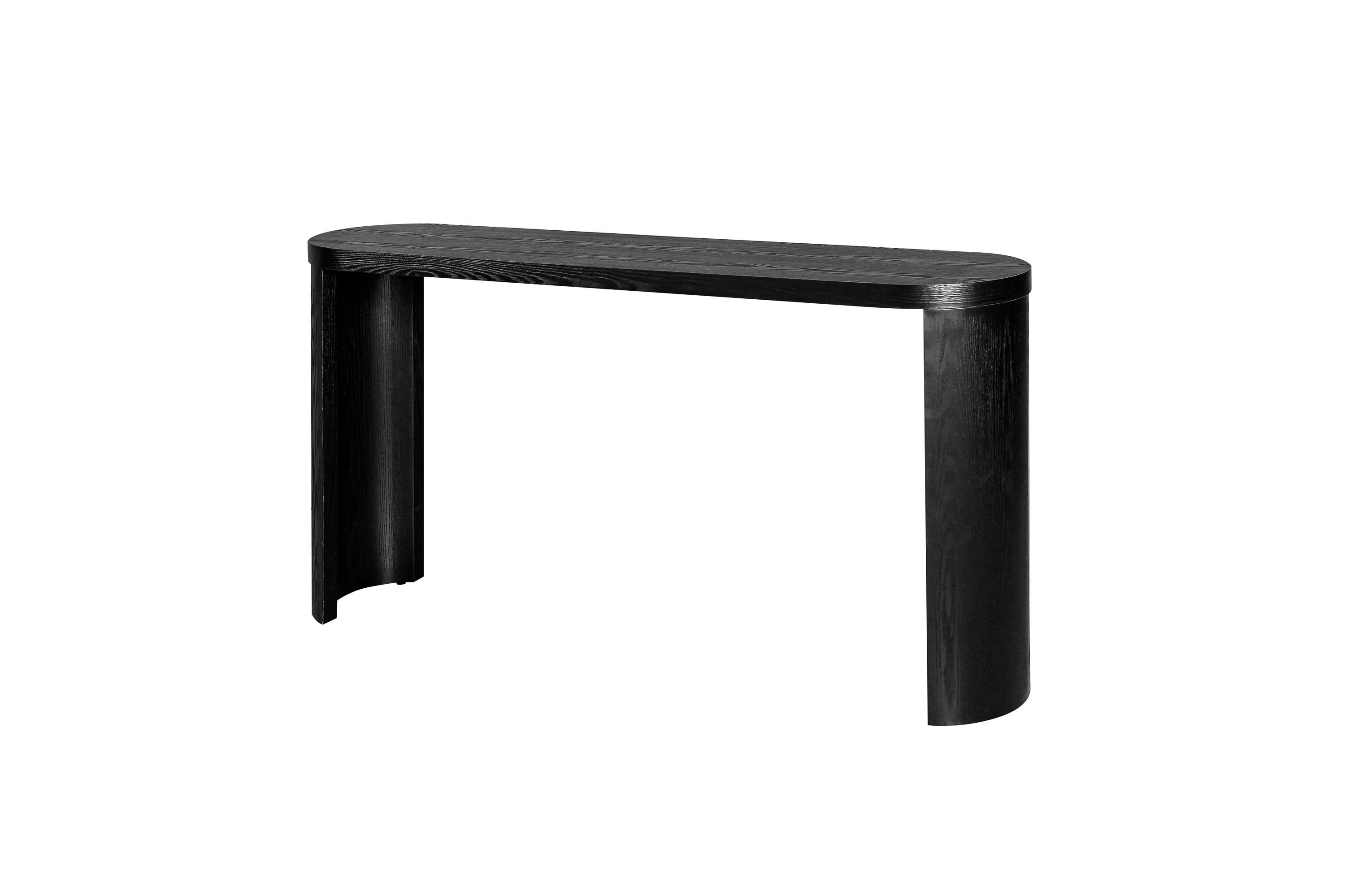 Latitude Run® 60'' Thick Top Entryway Table, Curved Legs, Support The ...