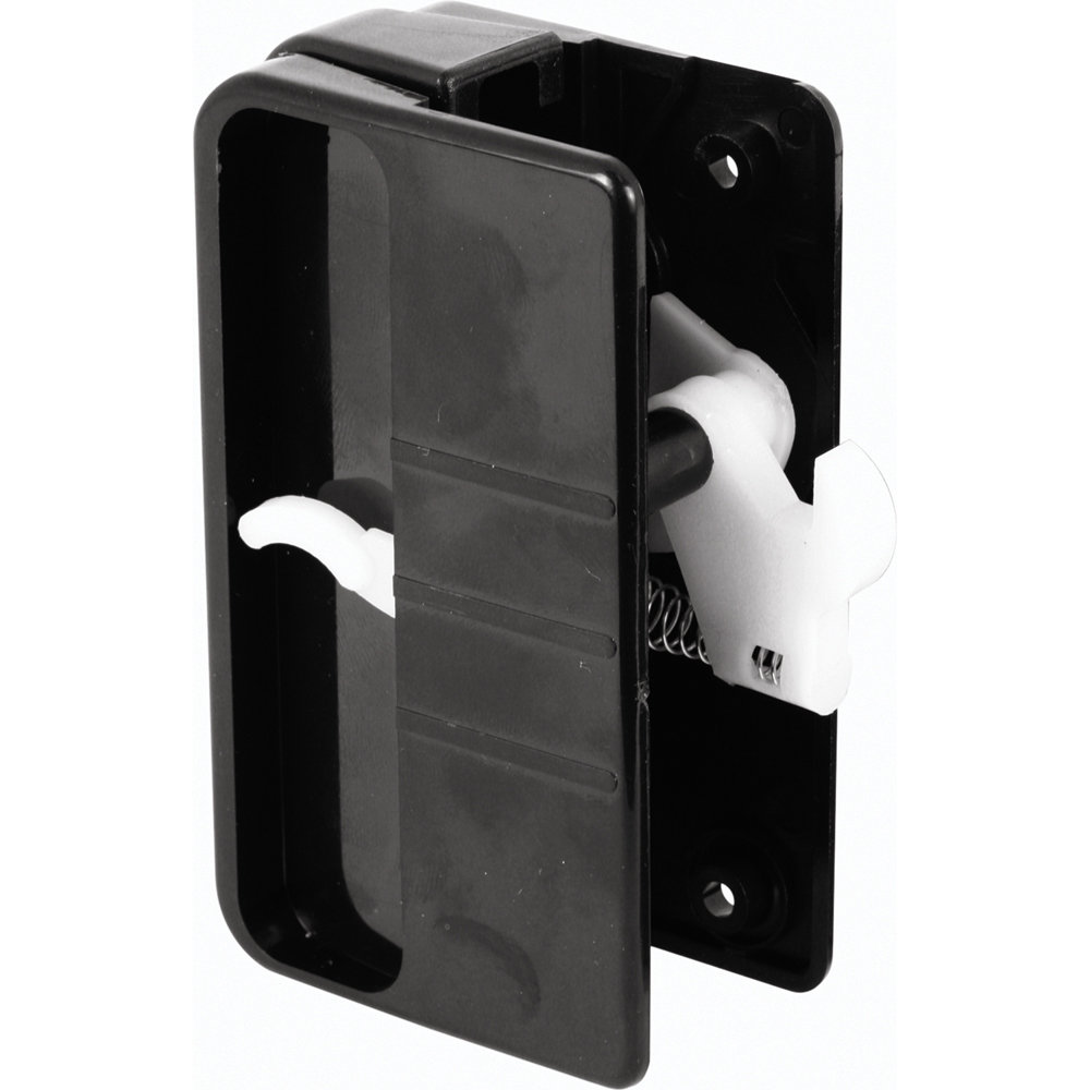 Prime-Line Black Plastic Sliding Screen Door Handle, for Anjac Doors ...