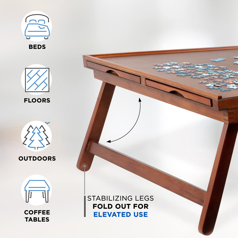 Jumbl Jigsaw Puzzle Table & Reviews | Wayfair