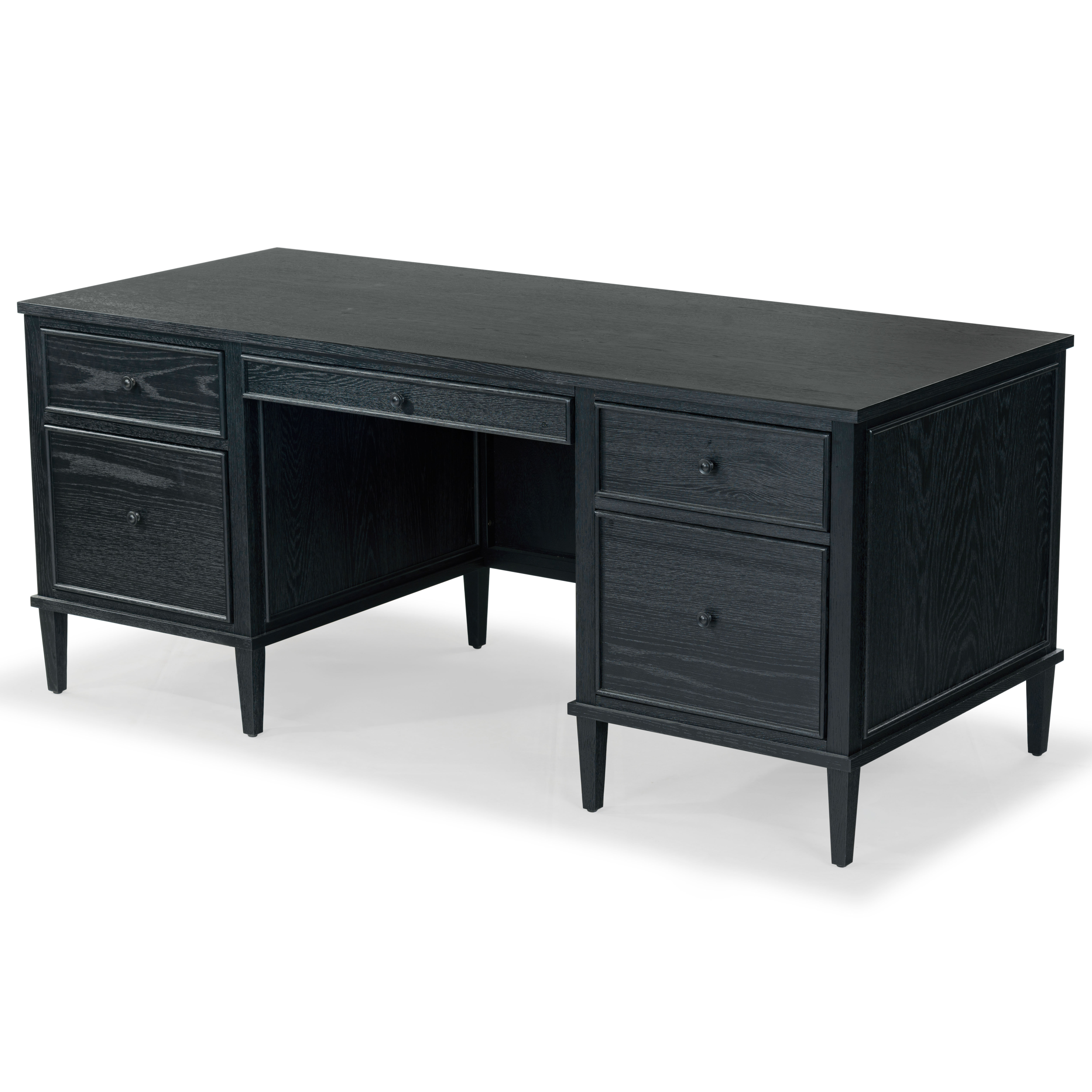 Corrigan Studio Nantwich 5 Drawer Wood Desk - Wayfair Canada