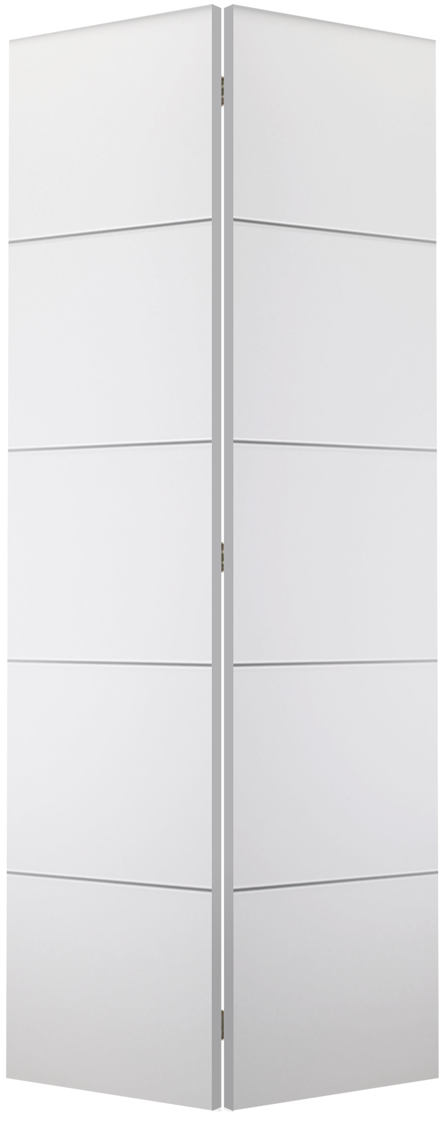 Belldinni Flush Manufactured Wood and Metal Prefinished Optima Bi-Fold ...