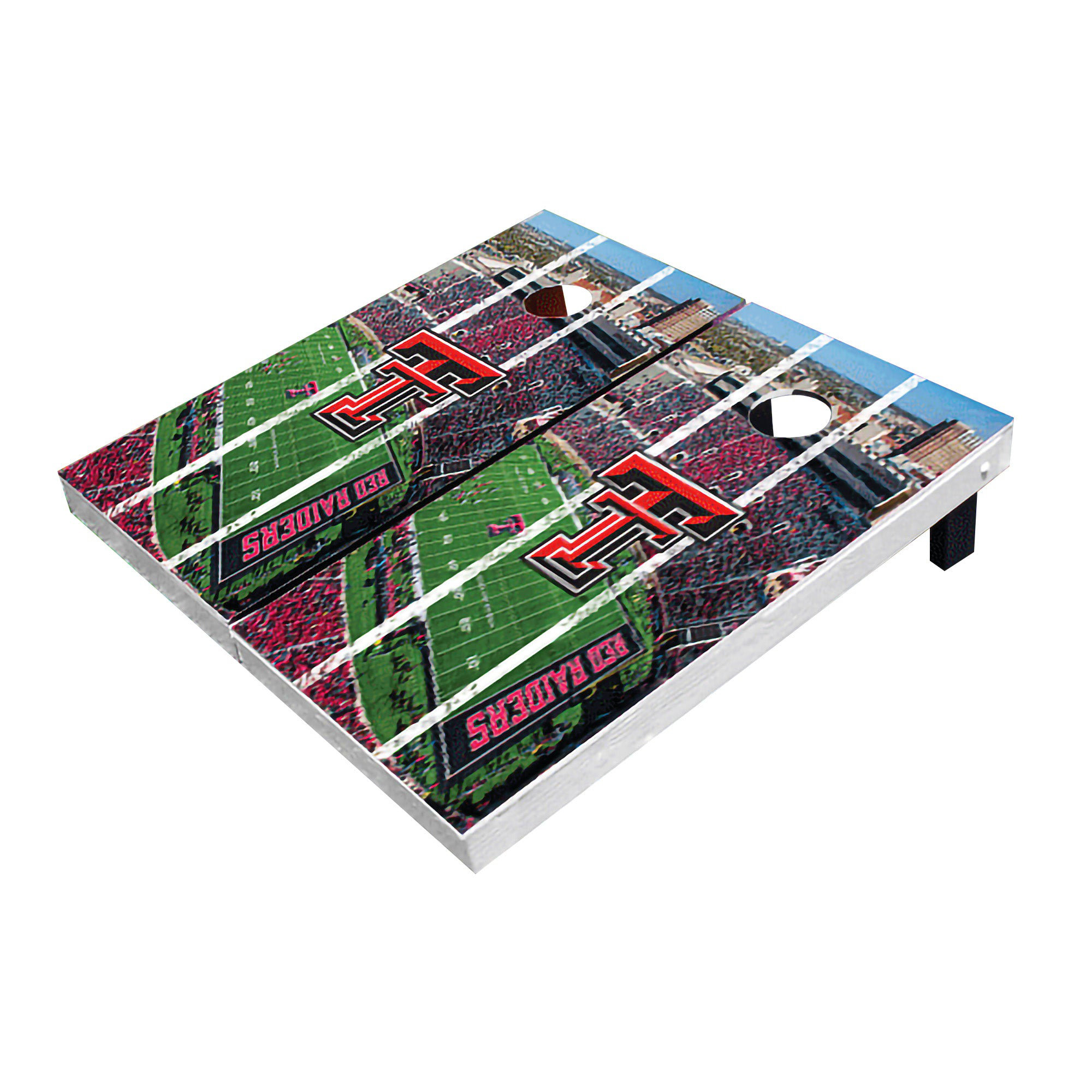 Skip's Garage 2' X 3' Texas Tech Red Raiders Stadium Long Stripe Themed ...